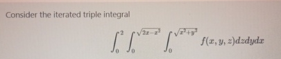 Consider the iterated triple | Chegg.com