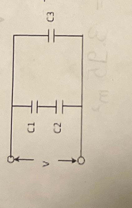 Solved in the figure below, C1=10.0μF,C2=20.0μF, C3=12.0 μF, | Chegg.com