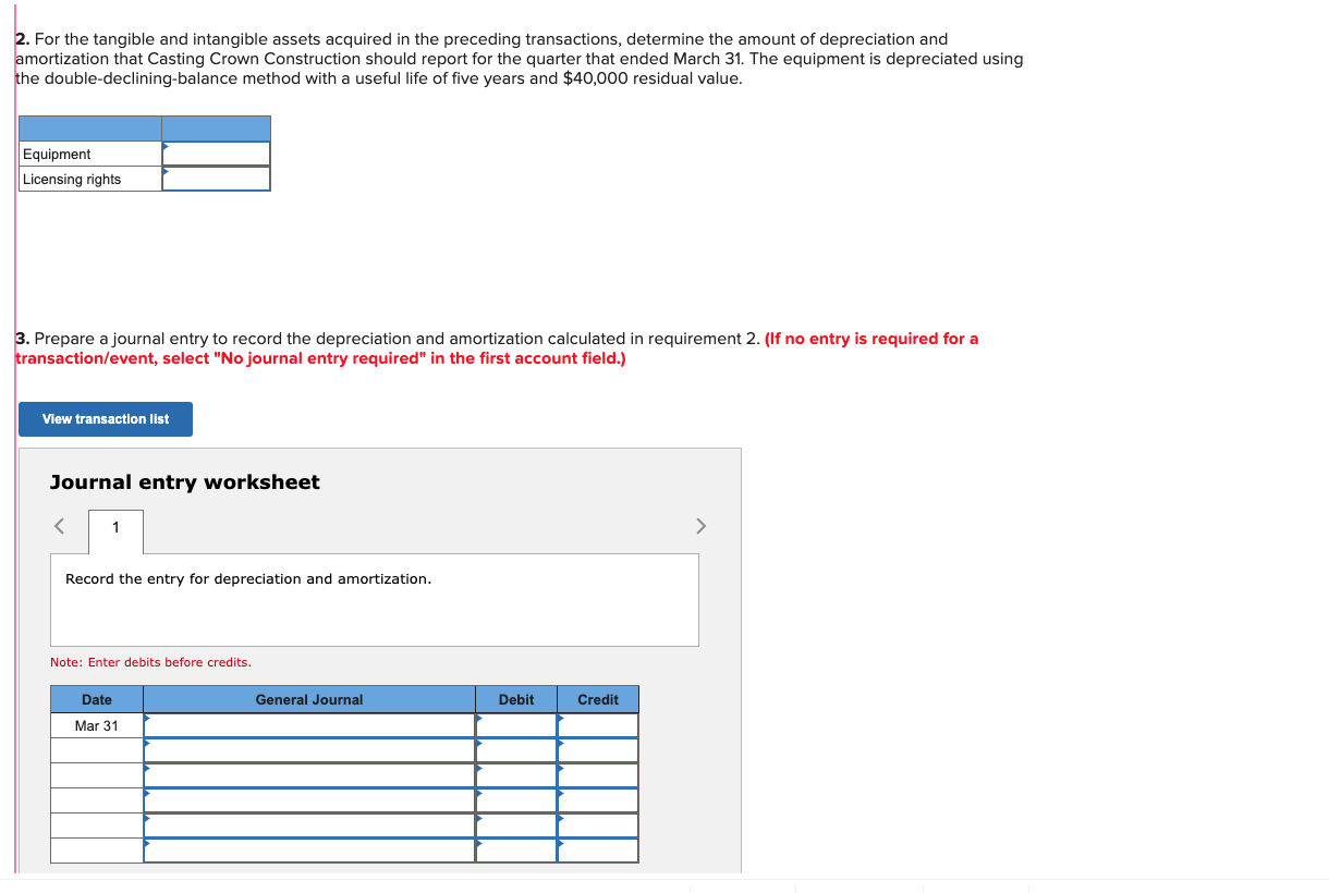 Solved For the tangible and intangible assets acquired in | Chegg.com