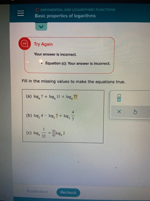 Solved O EXPONENTIAL AND LOGARITHMIC FUNCTIONS Basic | Chegg.com