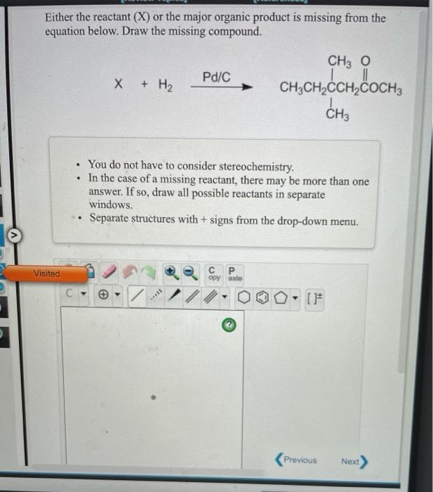 Solved гу (ROVO Topics Either the reactant (X) or the major | Chegg.com