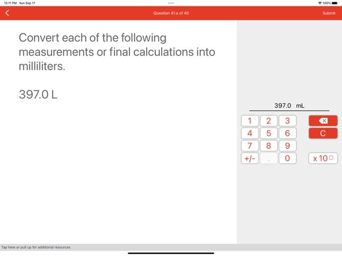 Solved i need the answer in the correct amount of sig figs | Chegg.com