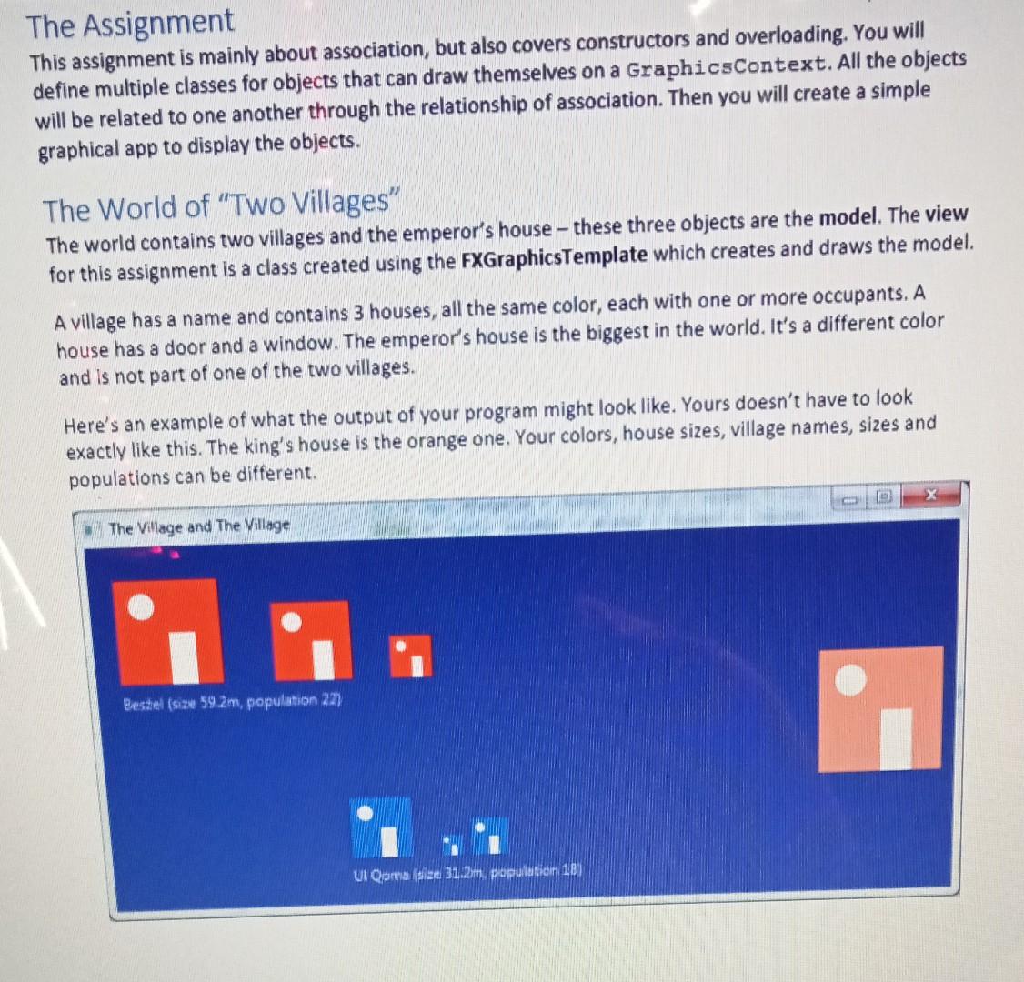 Solved The Assignment This assignment is mainly about | Chegg.com
