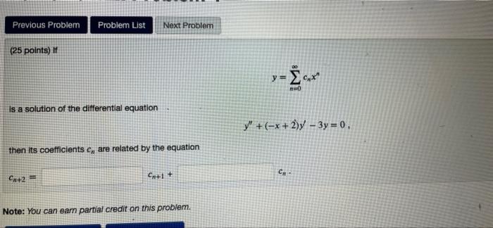 Solved Homework 4 Problem 4 Previous Problem Problem List