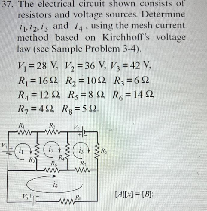 7. The electrical circuit shown consists of resistors | Chegg.com