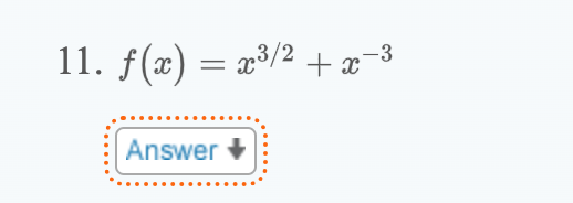 Solved f(x)=x32+x-3, ﻿differentiate the function | Chegg.com