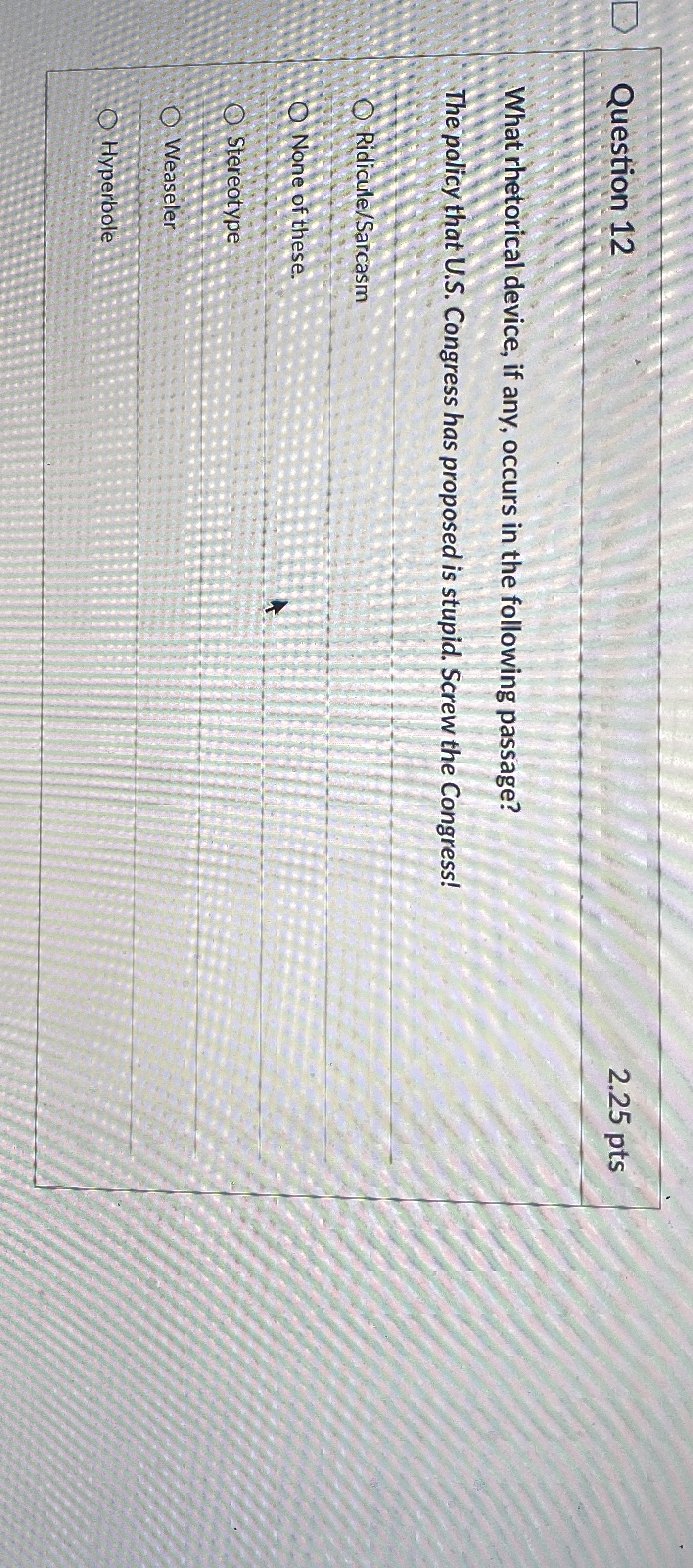 Solved How to solve Question 122.25 ptsWhat rhetorical | Chegg.com Solved How to solve Question 122.25 ptsWhat rhetorical | Chegg.com