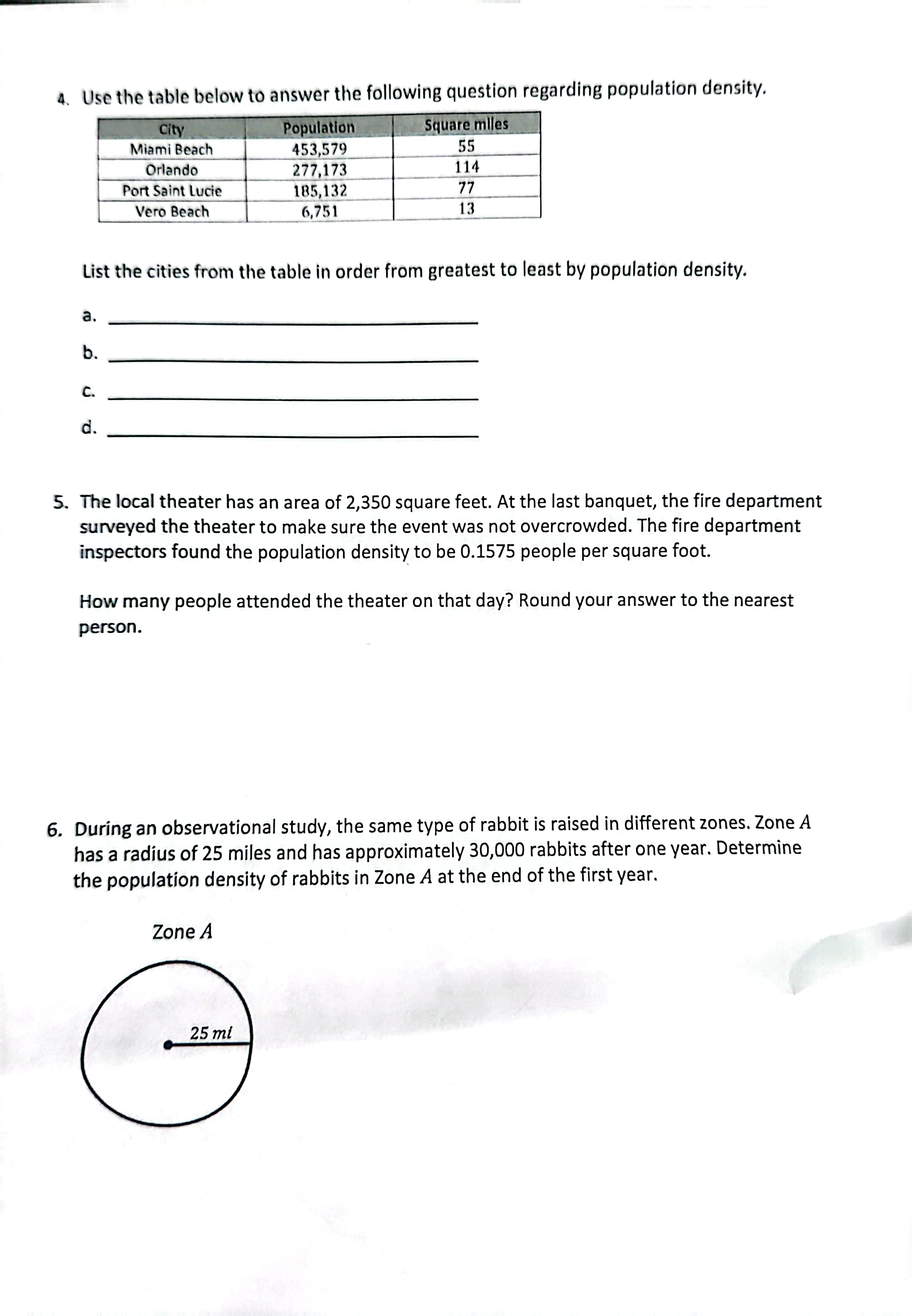 Solved Use the table below to answer the following question | Chegg.com