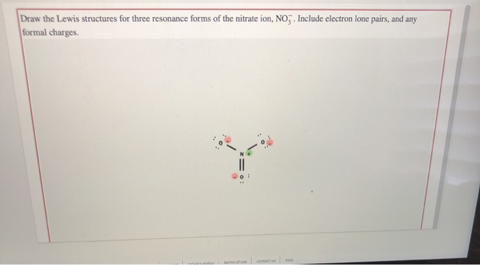 Solved Draw the Lewis structures for three resonance forms | Chegg.com