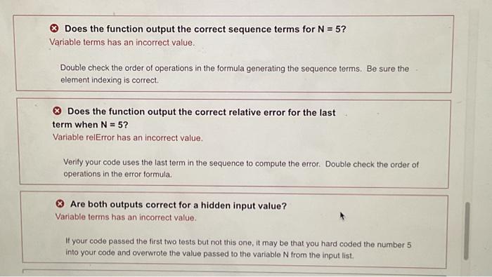 Solved MATLAB Sequence Problem:please help me figure out | Chegg.com