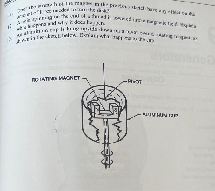 Solved FIGURE 18-11 Rotating magnet in stationary coil5. In | Chegg.com