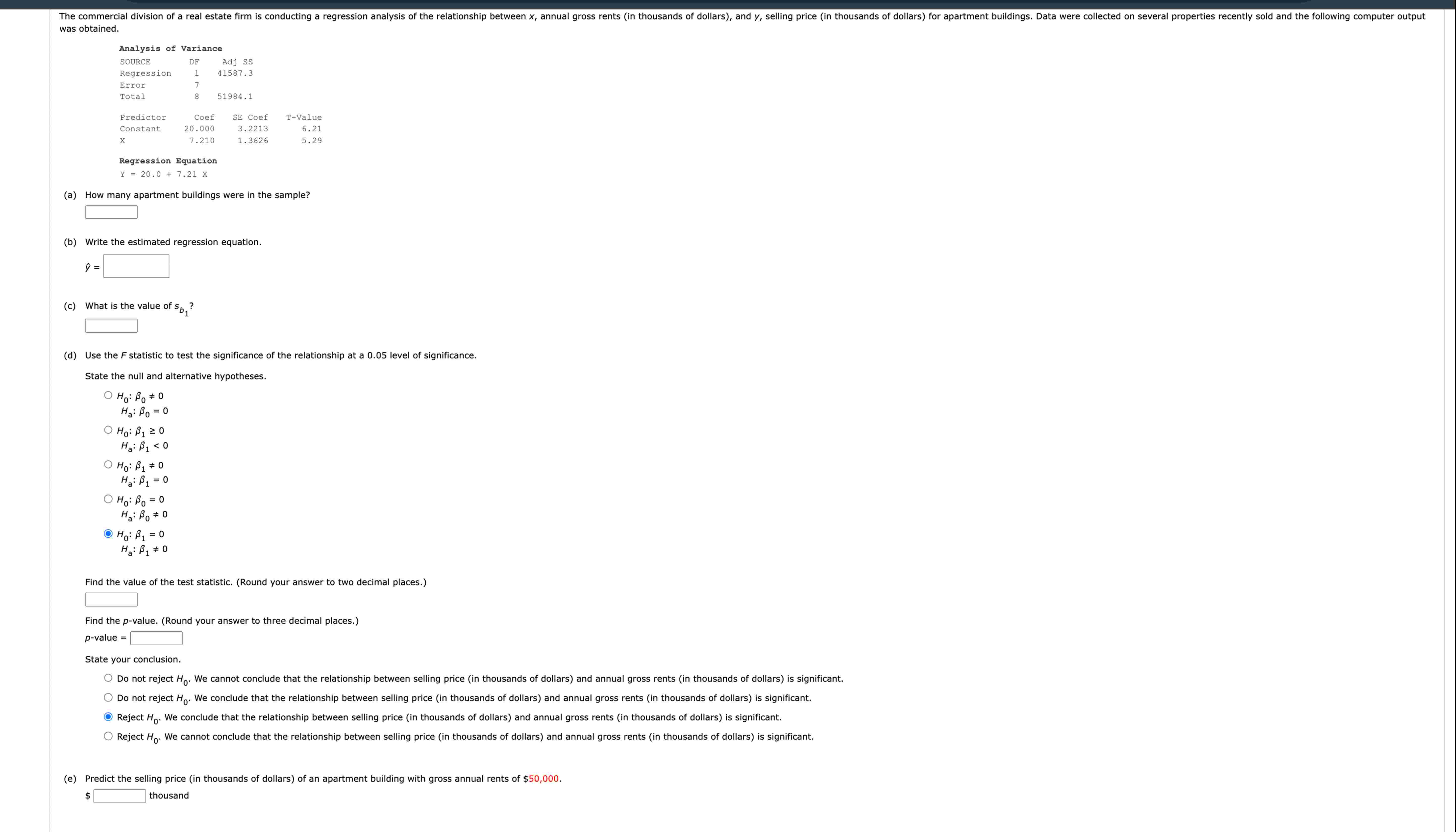 Solved was obtainedAnalysis of ﻿VarianceSOURCE DF ﻿Adj | Chegg.com