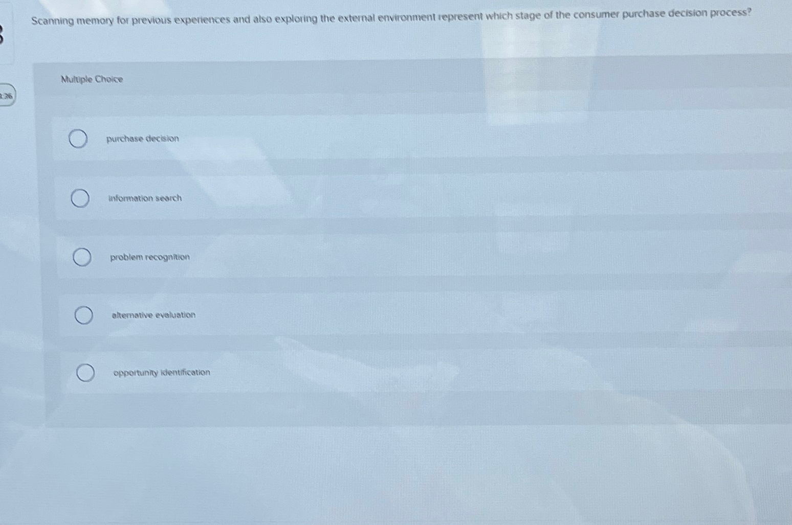 Solved Scanning memory for previous expenences and also | Chegg.com