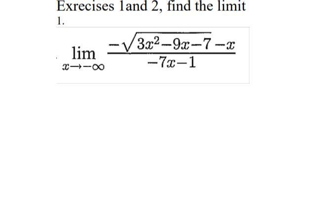 Solved Exrecises 1and 2, ﻿find the | Chegg.com