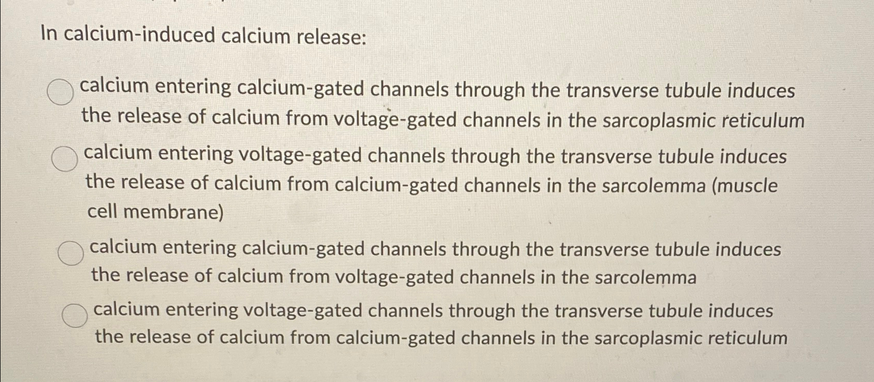 Solved In calcium-induced calcium release:calcium entering | Chegg.com