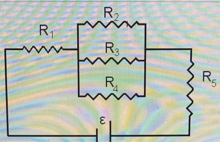 Solved (6%) Problem 11: A circuit consisting of 5 resistors | Chegg.com