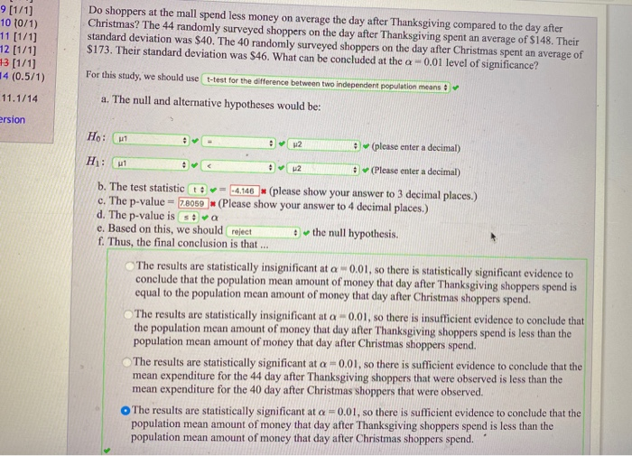 Solved 9 [1/1] 10 10/1) 11 [1/1] 12 [1/1] 3 [1/1] 14 (0.5/1) | Chegg.com