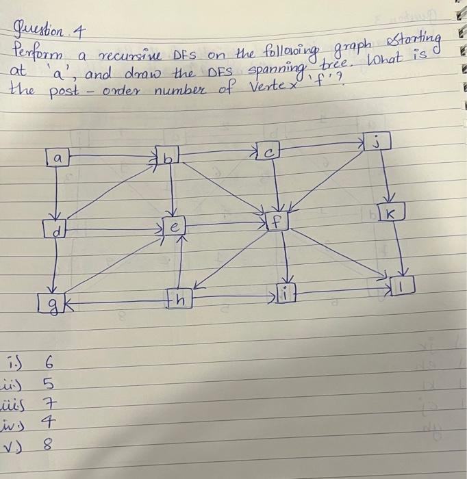 Solved Vuestion - 1 When applying Prim's algorithm to the | Chegg.com