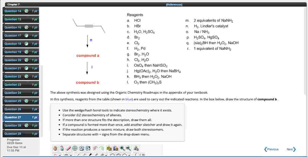 Solved The above synthesis was designed using the Organic | Chegg.com