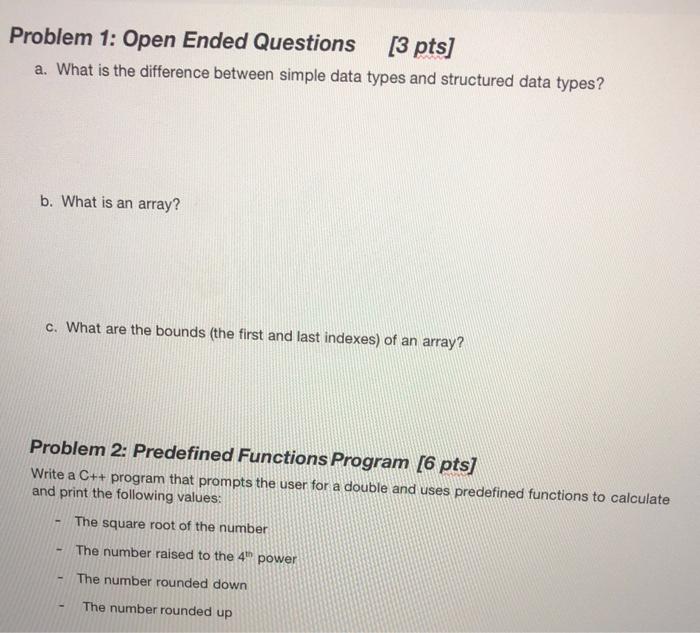 Solved a. What is the difference between simple data types | Chegg.com