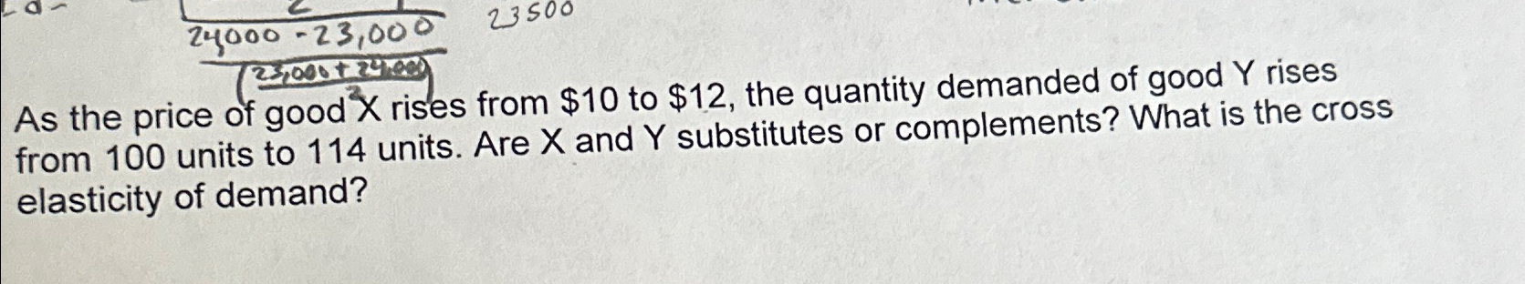 Solved As the price of good x ﻿rises from $10 ﻿to $12, ﻿the | Chegg.com