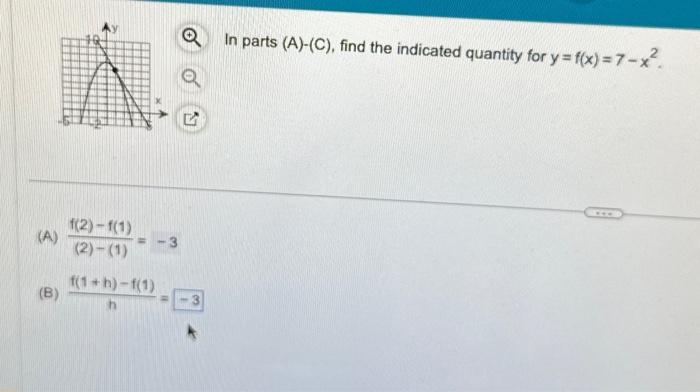 Solved In parts (A)−(C), find the indicated quantity for | Chegg.com