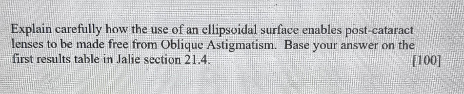 Solved Explain carefully how the use of an ellipsoidal | Chegg.com