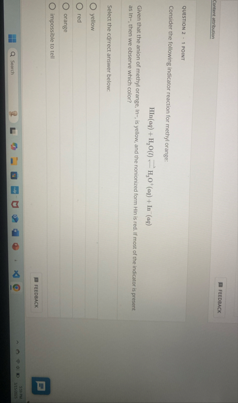 Solved Content attributionQUESTION 2 - 1 ﻿POINTConsider the | Chegg.com