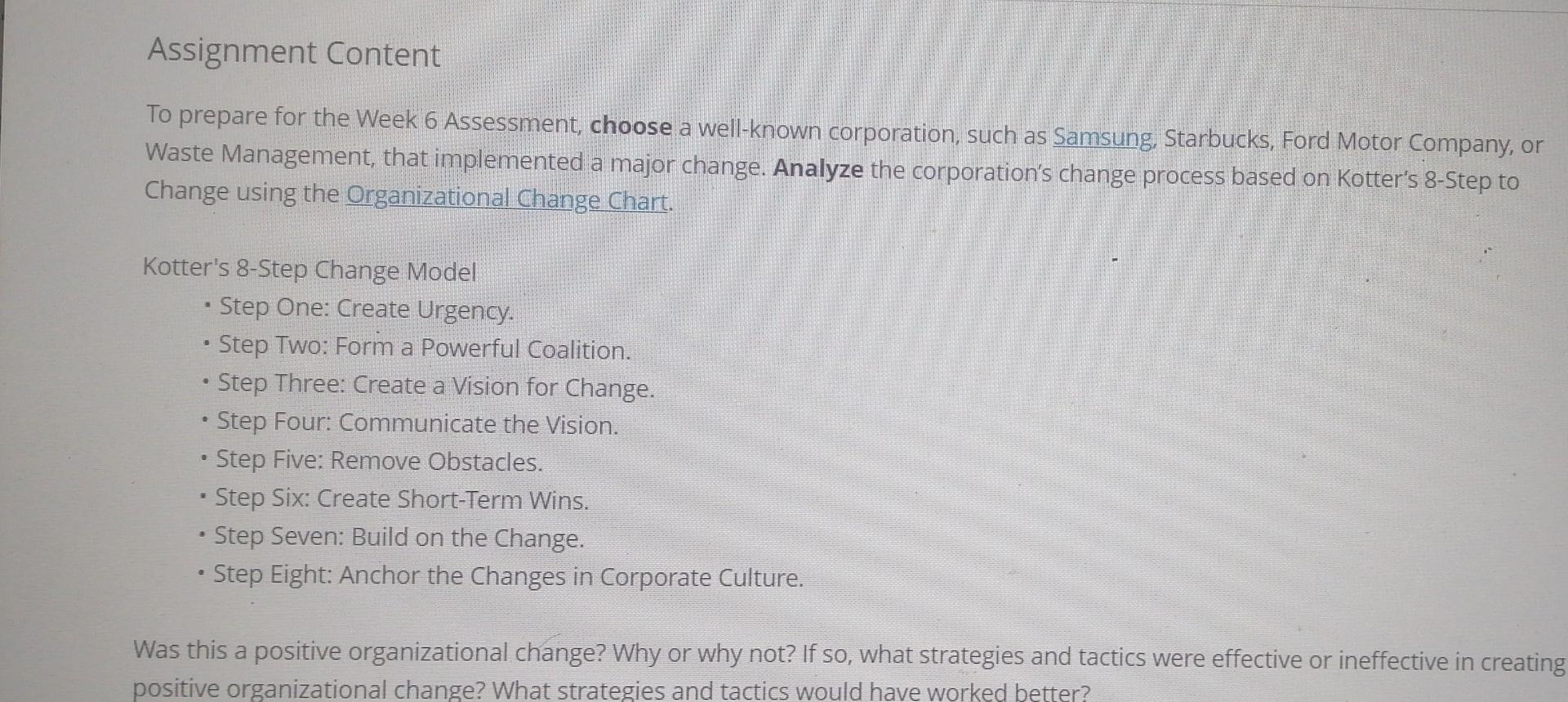 Solved Assignment Content To prepare for the Week 6 | Chegg.com