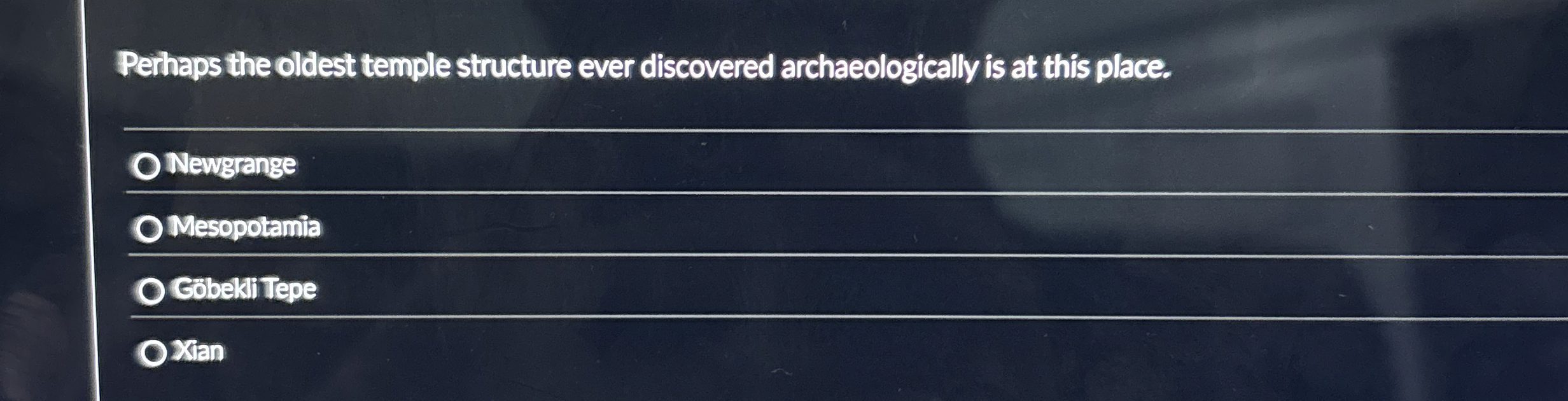 Solved Perhaps the oldest temple structure ever discovered | Chegg.com