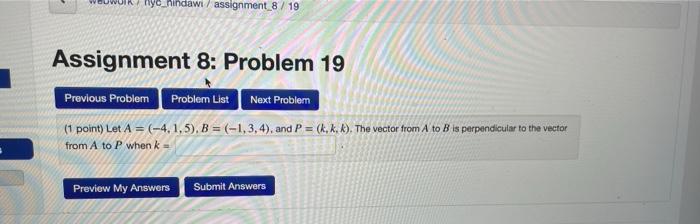 Solved Yemindawi Assignment 819 Assignment 8 Problem 19 4159