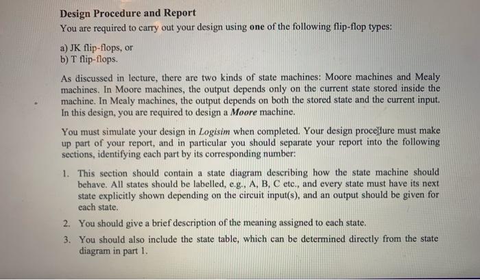 Solved Lab 3: State Machine Sequence Detector Design | Chegg.com