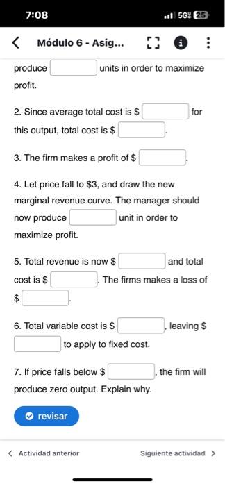 Solved Answer the questions below using the cost curves form | Chegg.com