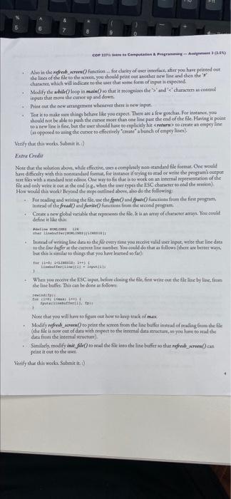 Solved Assignment 4 (2.5%) COP 2271: Introduction to | Chegg.com