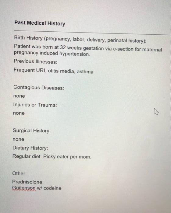 Alexa Ruiz is a 4-year-old girl admitted to the | Chegg.com