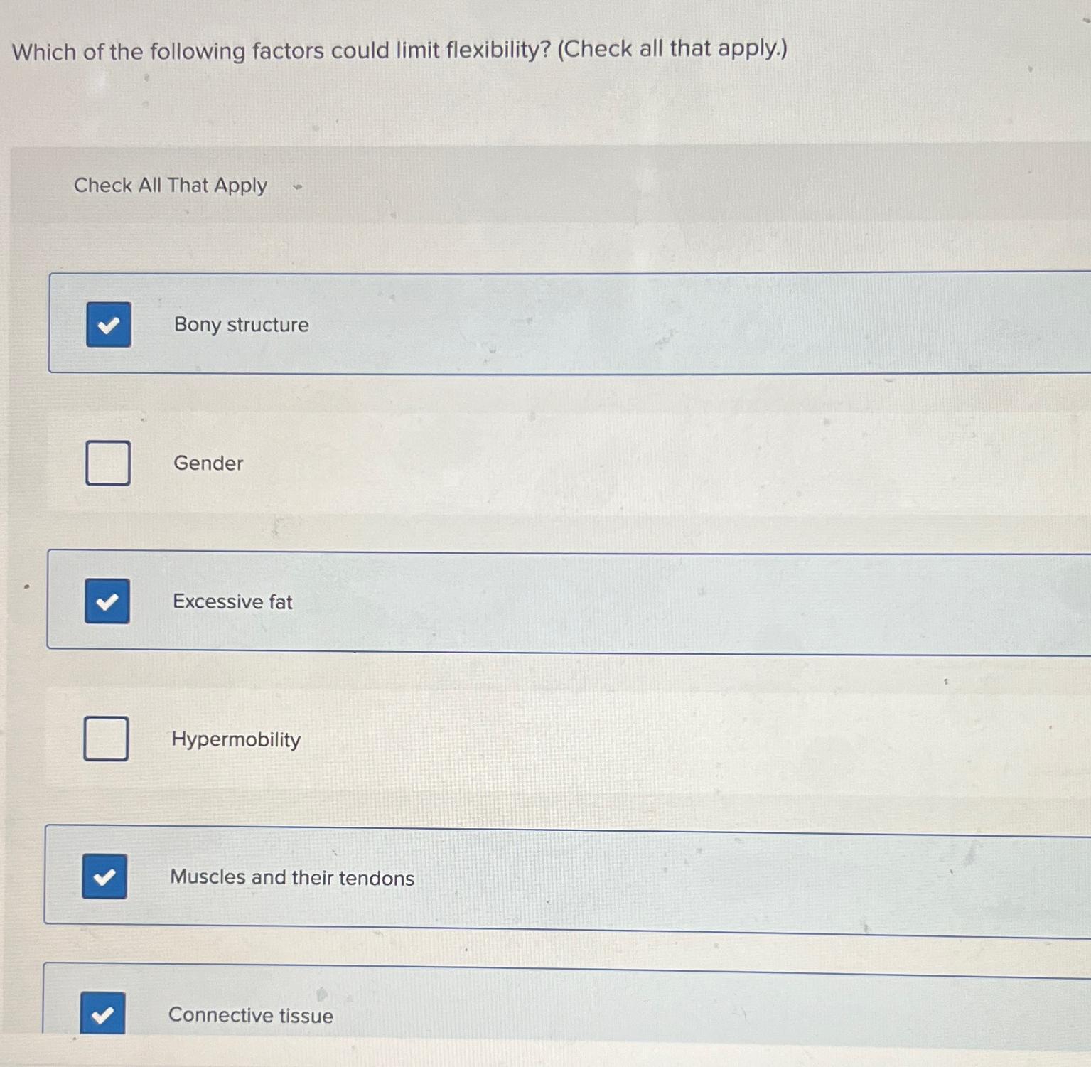 Solved Which of the following factors could limit | Chegg.com