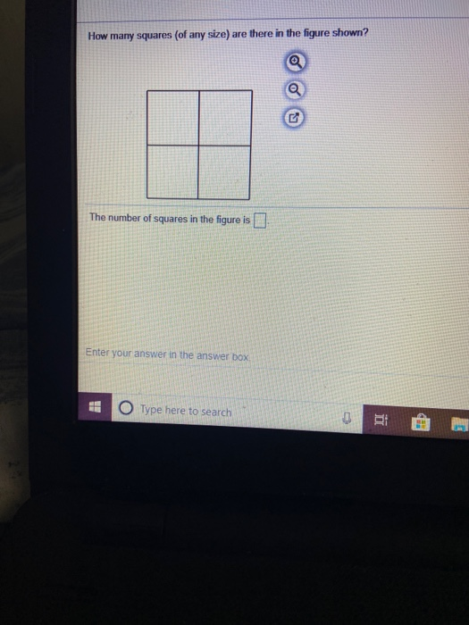Solved How many squares (of any size) are there in the | Chegg.com