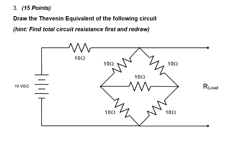 Solved 3. (15 Points)Draw the Thevenin Equivalent of the | Chegg.com Solved 3. (15 Points)Draw the Thevenin Equivalent of the | Chegg.com
