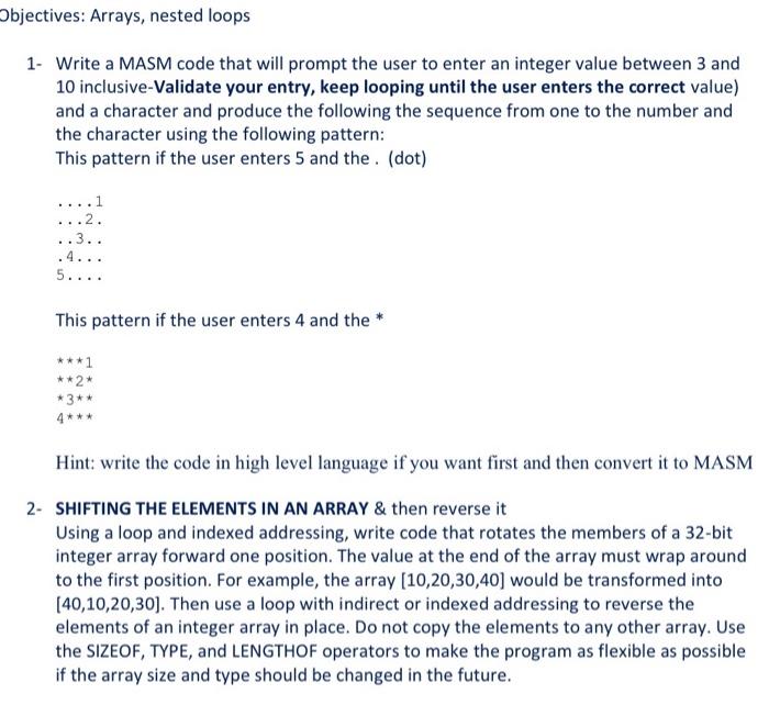 Solved Assembly Language Using Irvine32.Please use a new | Chegg.com