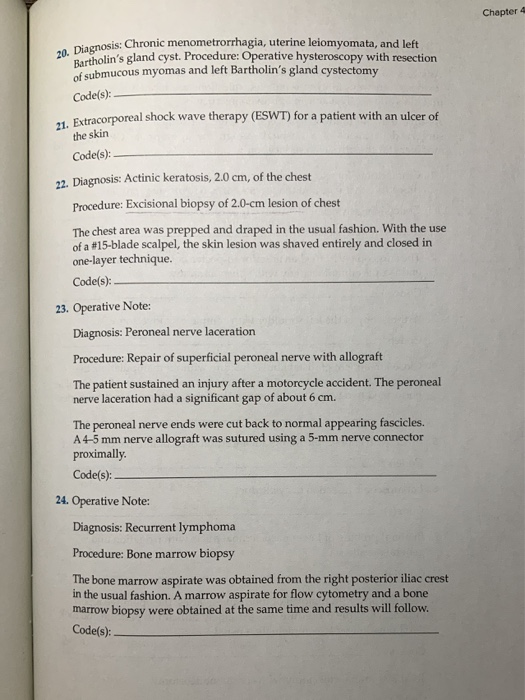 Solved assume that the following procedures were performed | Chegg.com
