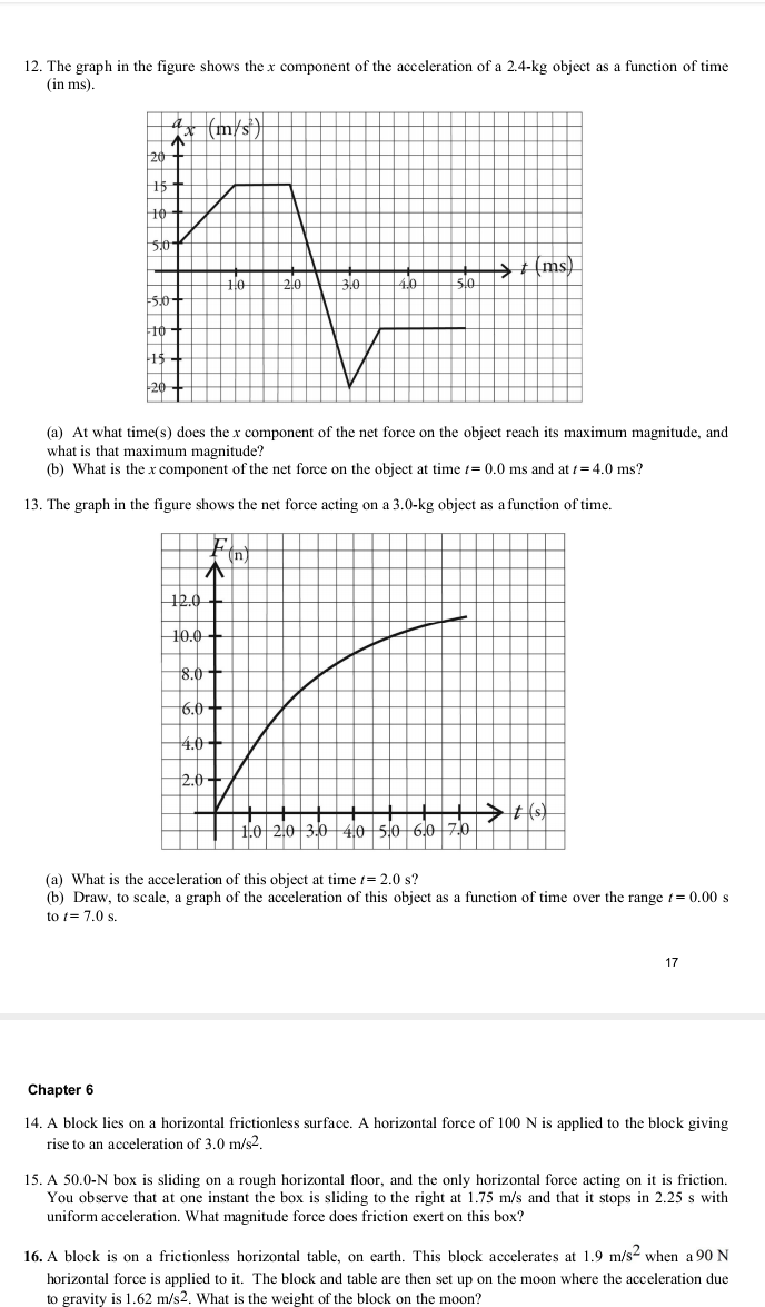 Solved The graph in the figure shows the x ﻿component of the | Chegg.com