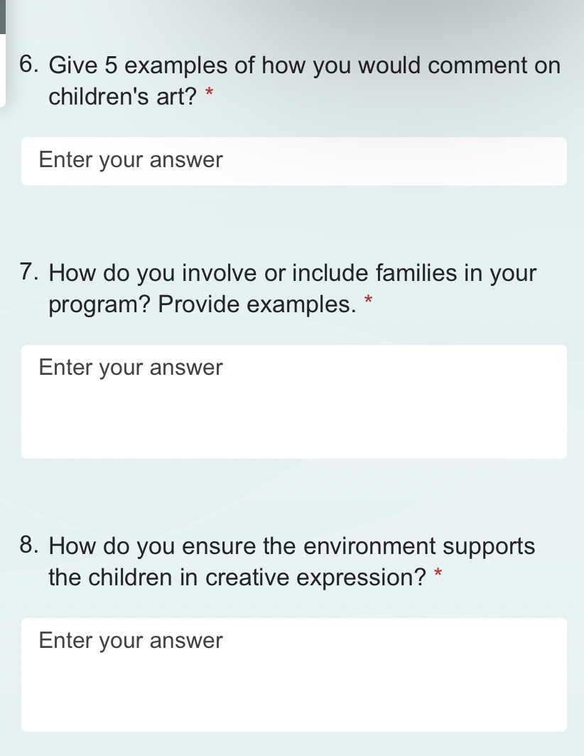 Solved Give 5 ﻿examples of how you would comment on | Chegg.com