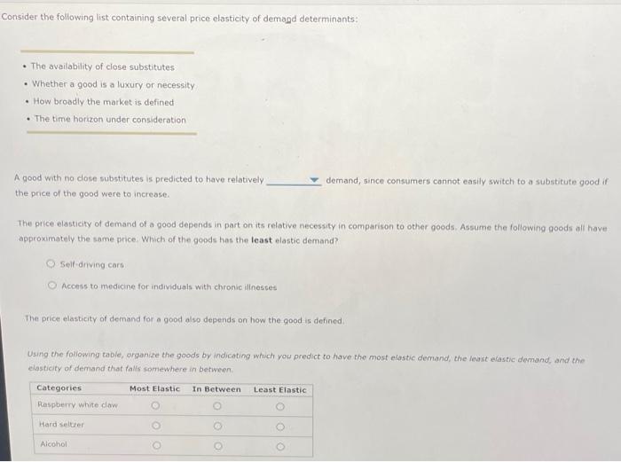 Solved Consider the following list containing several price | Chegg.com
