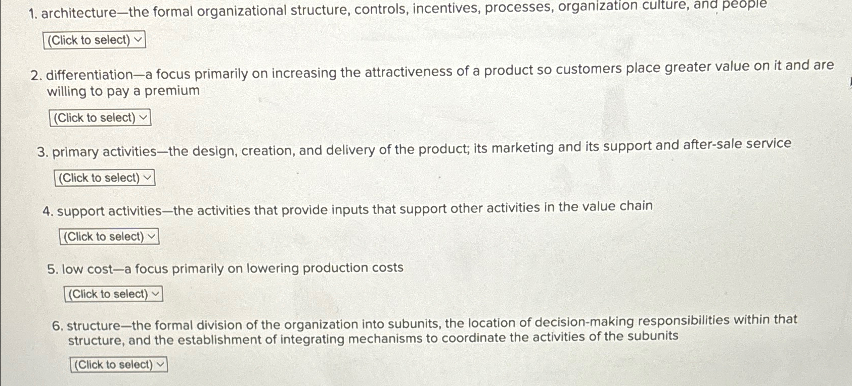 Solved architecture-the formal organizational structure, | Chegg.com