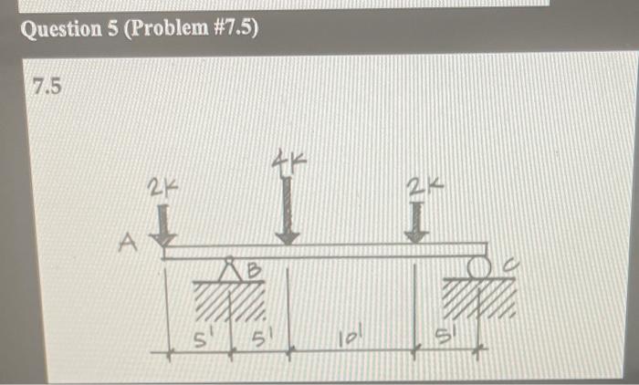 Solved Construct the Shear (V) and Moment (M) diagrams for | Chegg.com