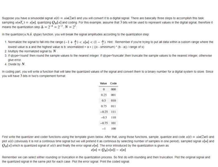 Solved Suppose you have a sinusoidal signal x(t)=sin(2πt) | Chegg.com