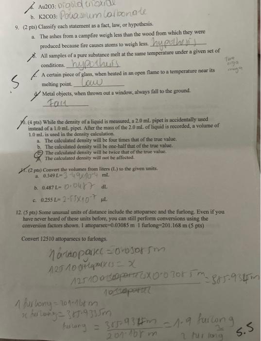 Solved please i need answers and how you did to solve the | Chegg.com