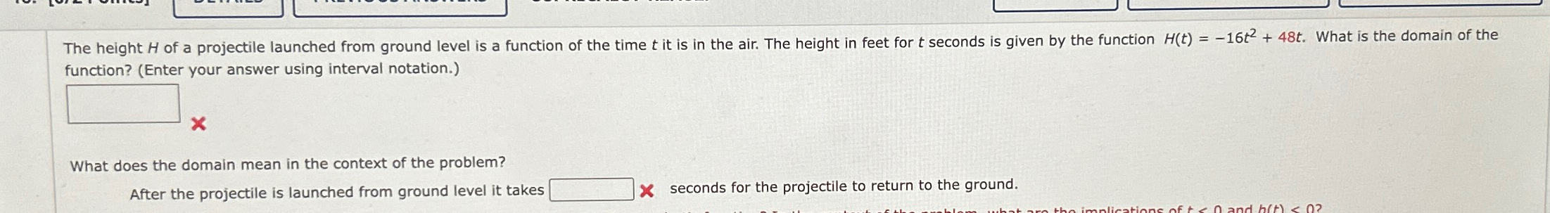 Solved function? (Enter your answer using interval | Chegg.com