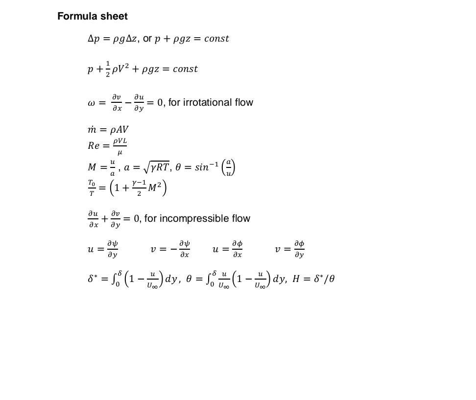 Solved d) A boundary layer has a velocity profile given by | Chegg.com