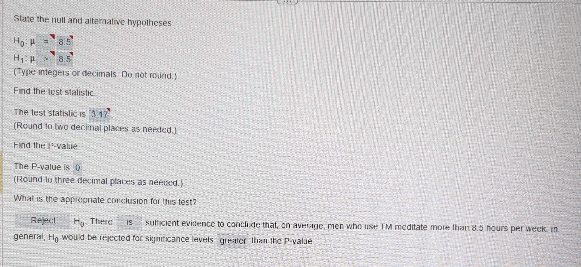 Solved State the null and alternative hypotheses. | Chegg.com
